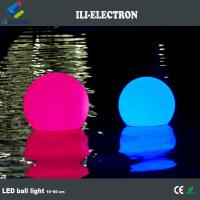 China PE illuminated led glow ball,waterproof swimming pool led ball lighting ball for sale