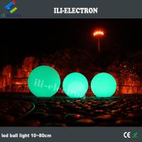 China PE illuminated led glow ball,waterproof swimming pool led ball lighting ball for sale