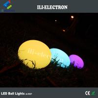 China PE illuminated led glow ball,waterproof swimming pool led ball lighting ball for sale