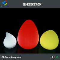 China Plastic Outdoor Egg Shaped LED Lights 4400mah With Waterdrop Style for sale
