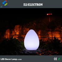 China Plastic Outdoor Egg Shaped LED Lights 4400mah With Waterdrop Style for sale