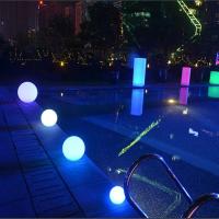 China swimming pool decoration glowing ball lights for sale
