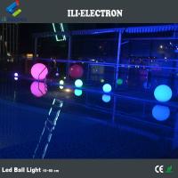 China swimming pool decoration glowing ball lights for sale