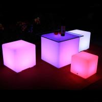 China Mobile Glow Illuminated LED cube decorative lamps for sale