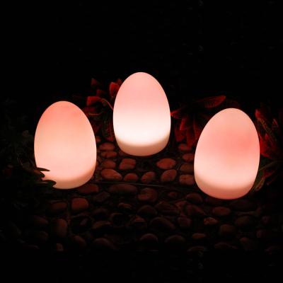 China Party Glow 16 Colors Changing LED Decoration LED Egg Table Lamp for sale