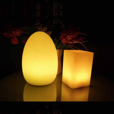 China Modern Luxury LED Battery Egg Shaped Table Lamp for sale