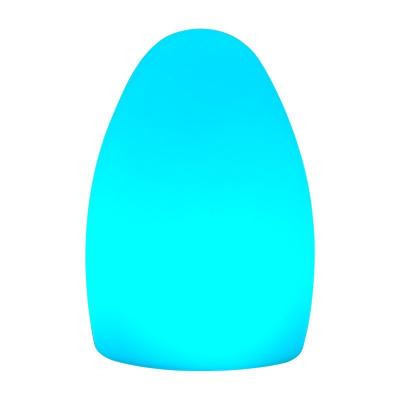 China Color Changeable Illuminated Plastic LED Egg Lamp for sale