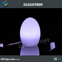 China Color Changeable Illuminated Plastic LED Egg Lamp for sale