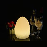 China LED Lighting Egg Shape Table Lamp with 16 Colors Changing for sale