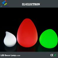 China waterdrop shape led table lamps led drop lamp for sale