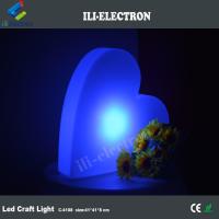 China 16 colors changing led glowing heart lamps for sale