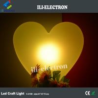 China 16 colors changing led glowing heart lamps for sale