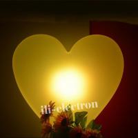 China Heart shape illuminated led decorative lamp for sale