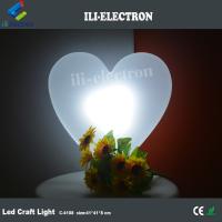 China Heart shape illuminated led decorative lamp for sale