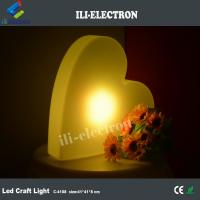 China Heart shape illuminated led decorative lamp for sale