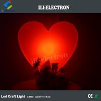 China Heart shape illuminated led decorative lamp for sale