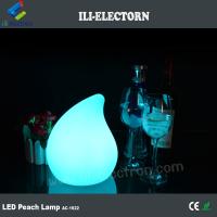 China party decor muti-color plastic led craft peach lamps for sale