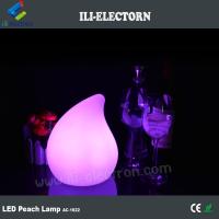 China party decor muti-color plastic led craft peach lamps for sale