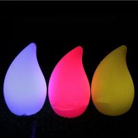 China color changing illuminated peach shape table lamps for sale