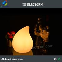 China color changing illuminated peach shape table lamps for sale