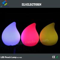 China color changing illuminated peach shape table lamps for sale