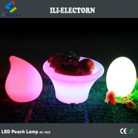China color changing illuminated peach shape table lamps for sale