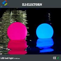 China Outdoor Plastic Waterproof Illuminated LED Ball 20,25,30,35,40,50,60cm for sale