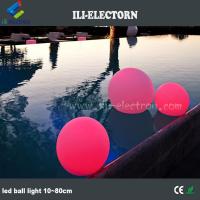 China Outdoor Plastic Waterproof Illuminated LED Ball 20,25,30,35,40,50,60cm for sale