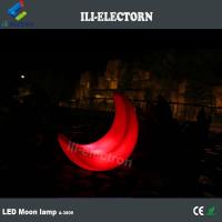 China patio moon shaped illuminated decorative lamp for sale