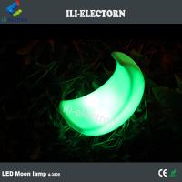 China patio moon shaped illuminated decorative lamp for sale