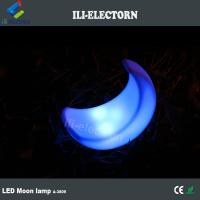 China patio moon shaped illuminated decorative lamp for sale