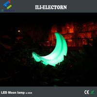 China illuminated moon shaped led table lamp for sale
