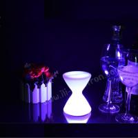 China Mini Hourglass shape plastic Decorative led Table Lamp for sale