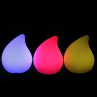 China colorful peach shape plastic Mini light up table lamp for sale
