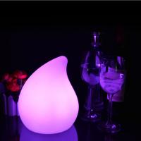 China colorful peach shape plastic Mini light up table lamp for sale