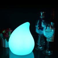 China colorful peach shape plastic Mini light up table lamp for sale