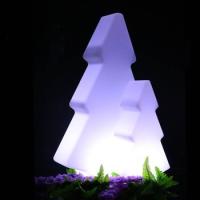 China outdoor colors changeable led glow christmas trees for sale