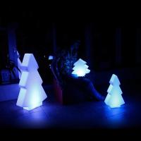China outdoor colors changeable led glow christmas trees for sale