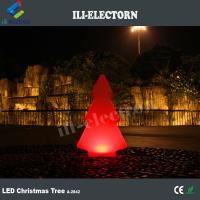China outdoor colors changeable led glow christmas trees for sale