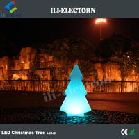 China outdoor colors changeable led glow christmas trees for sale