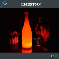 China Plastic Illuminated Wine Bottle Table Lamps For Hotel / Cafe / Club / Bar for sale