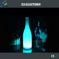 China Plastic Illuminated Wine Bottle Table Lamps For Hotel / Cafe / Club / Bar for sale