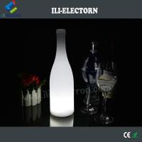 China Plastic Illuminated Wine Bottle Table Lamps For Hotel / Cafe / Club / Bar for sale