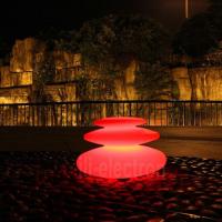 China remote control muti-color led plastic rock shape table lamp for sale for sale