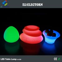 China remote control muti-color led plastic rock shape table lamp for sale for sale