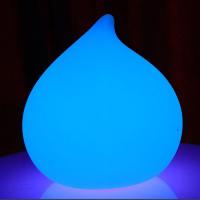 China color changing illuminated plastic water drop lamps for sale for sale
