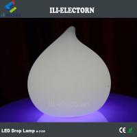 China color changing illuminated plastic water drop lamps for sale for sale