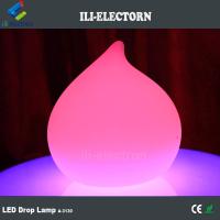 China color changing illuminated plastic water drop lamps for sale for sale