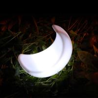 China 2023 small moon shape illuminated christmas led decor lamps for sale