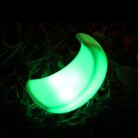 China 2023 small moon shape illuminated christmas led decor lamps for sale